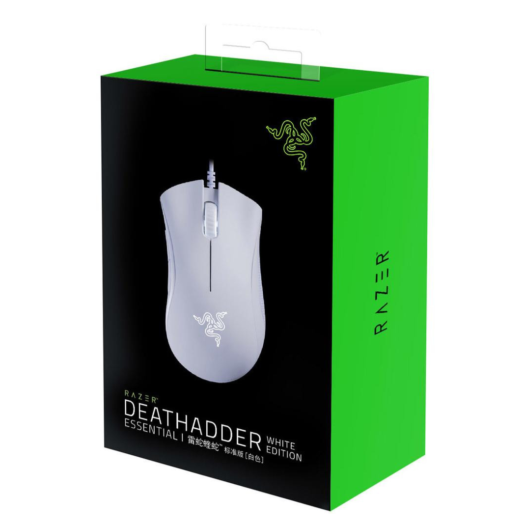 Maus Razer DeathAdder Essential 2021, White Edition